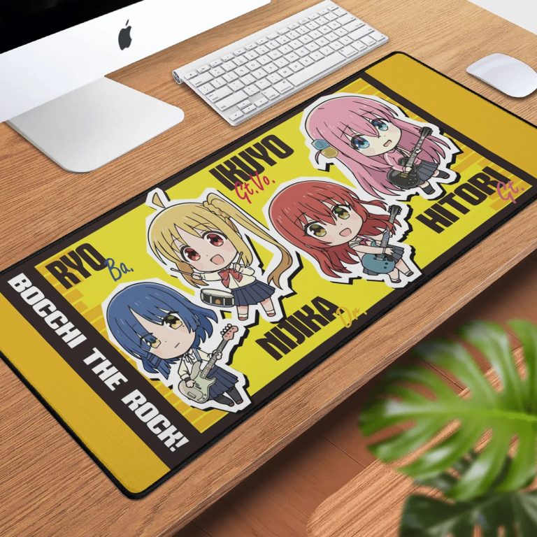 Bocchi the Rock Desk Mat - Hakusuru Anime Streetwear & Anime Clothing