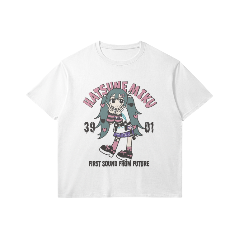 Hatsune Miku, First Sound From Future T-Shirt - Hakusuru Anime Streetwear