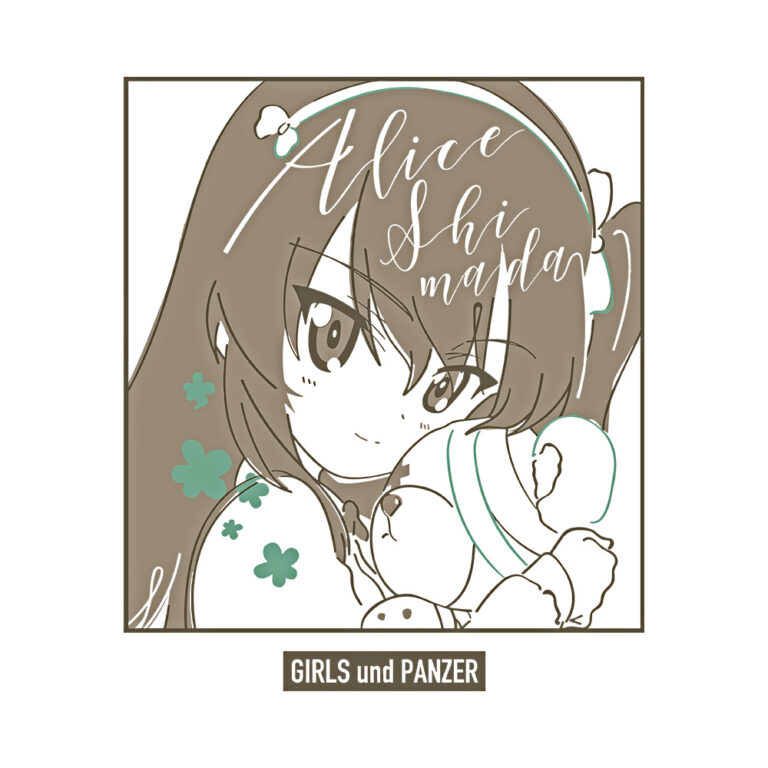 Girls und Panzer, Alice Shimada T-Shirt - Hakusuru Anime Streetwear ...