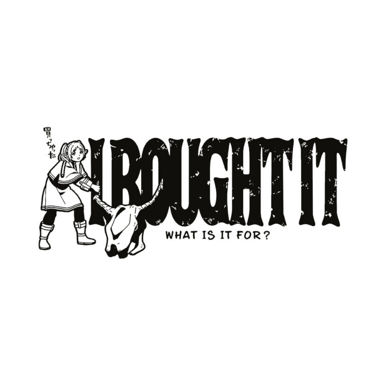 Frieren “I Bought It” T-Shirt - Hakusuru Anime Streetwear & Anime Clothing